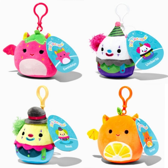 Squishmallows | Toys | Squishmallows Claires Exclusive Blacklight Clips ...